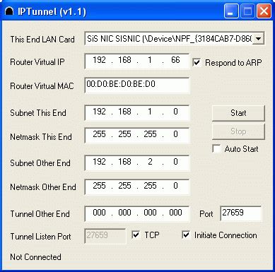 IP Over IP Tunnel Running On Windows