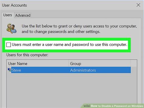How To Disable A Password On Windows 8 Steps With Pictures