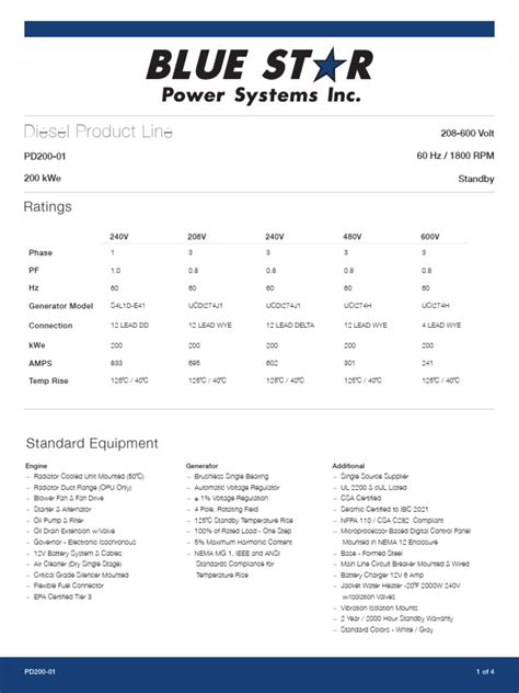 Pd200 01 Specsheet Pdf Mains Electricity Vehicle Technology