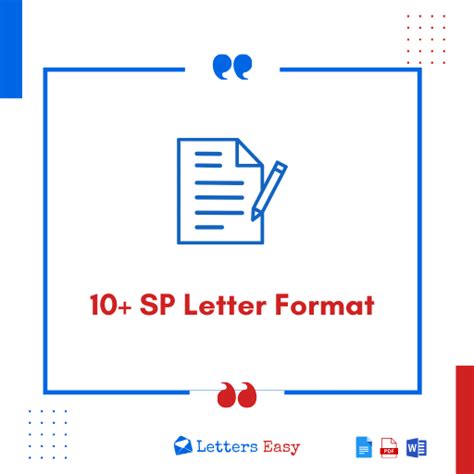 SP Letter Format Examples How To Start Email Template Letters Easy