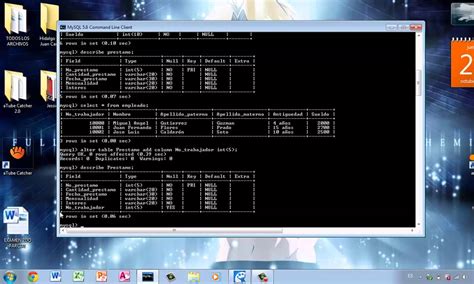 Relacionar 2 Tablas Por Consola En MySQL YouTube
