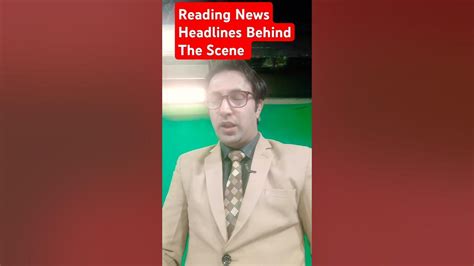 Irfan Imtiaz News Anchor Behind The Scene Youtubeshorts Ytshorts Youtube