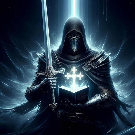 Premium Ai Image The Sacred Dark Templar