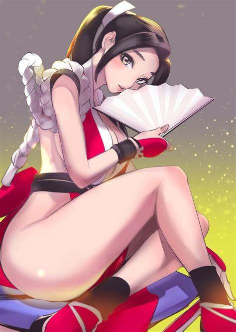 Dytm Shiranui Mai Fatal Fury The King Of Fighters Commentary 1girl Ass Bare Shoulders