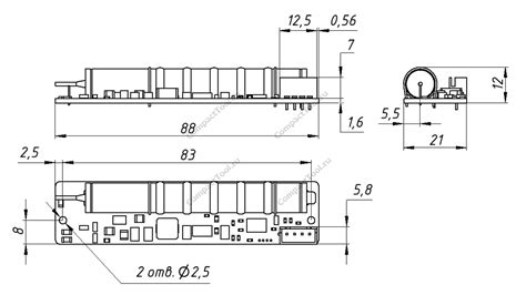 Модуль дозиметра Radsens V1 I2c 3 3vdc