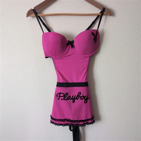 Vintage Y2k Playboy Lingerie Milkmaid Intimates Sexy Depop