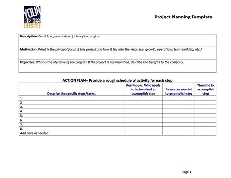 Professional Project Plan Templates Excel Word PDF Template Lab