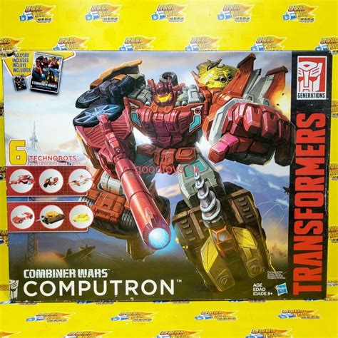 中古已開封 盒殘 Hasbro 變形金剛 Transformers Generations Combiner Wars Computron 科幻使者 電腦金剛 連第三廠頭 興趣及遊戲 玩具