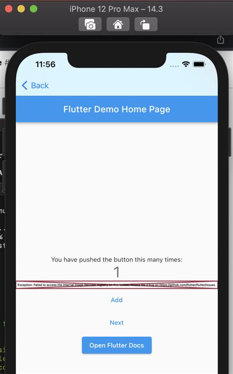 Flutterenginegroup Exception`failed To Access The Internal Image