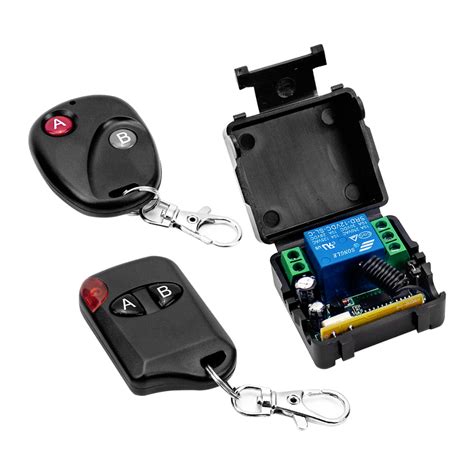 433mhz Wireless Remote Control Switch 12v 10a 1ch Relay Receiver Module