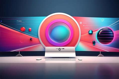 premium photo dashboard ui modern presentation with data graphs and hud diagrams clean and
