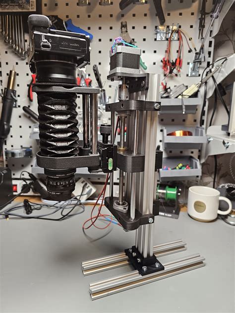 Vertical Attachment For The Focus Stacking Rail — Curious Scientist