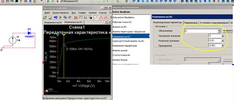 Multisim Iv Chart For A Diode Ni Community