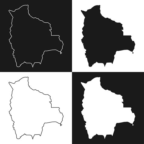 Bolivia Map Set Vector Illustration 15627063 Vector Art At Vecteezy
