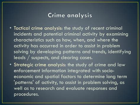 PPT GIS And Crime PowerPoint Presentation Free Download ID 2270020