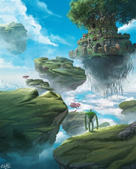 Fan Art I Made Inspired By Laputa Castle In The Sky Rghibli