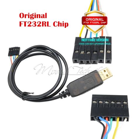 6pin Original Ftdi Ft232rl Usb To Ttl Rs232 Serial Adapter Cable For Arduino Avr Eur 4 99