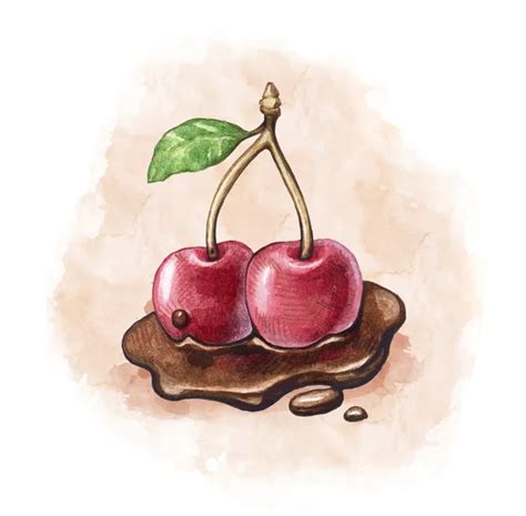 ⬇ Скачать картинки Рисунок карандашом вишня стоковые фото Рисунок карандашом вишня в хорошем