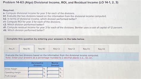 Solved Required Information Problem 14 63 14 64 Algo LO Chegg Com