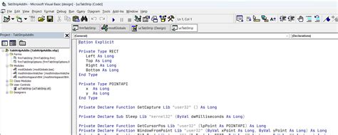 Add In Ide Code Pane Tabs For Mdisdi No Sub Classinghooking Vbforums