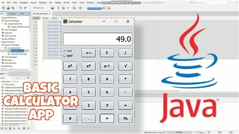Basic Calculator App Using Java Swing Calculator Javaswing App