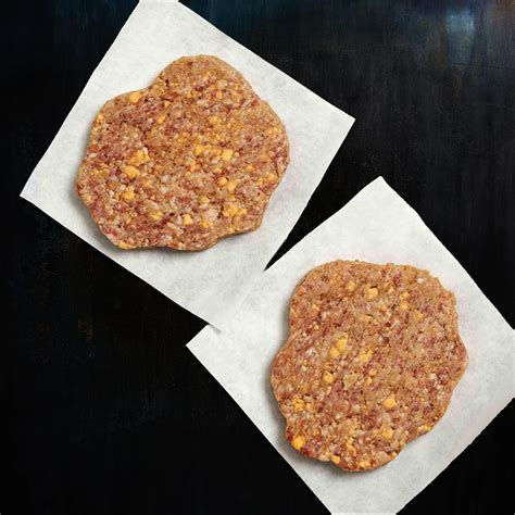 Uncured Bacon And Cheddar Burger 2lb Box Wild Fork Foods