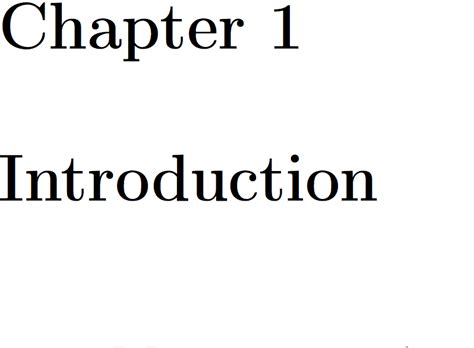 Sectioning Why Is My Chapter Heading So Strange Tex Latex Stack
