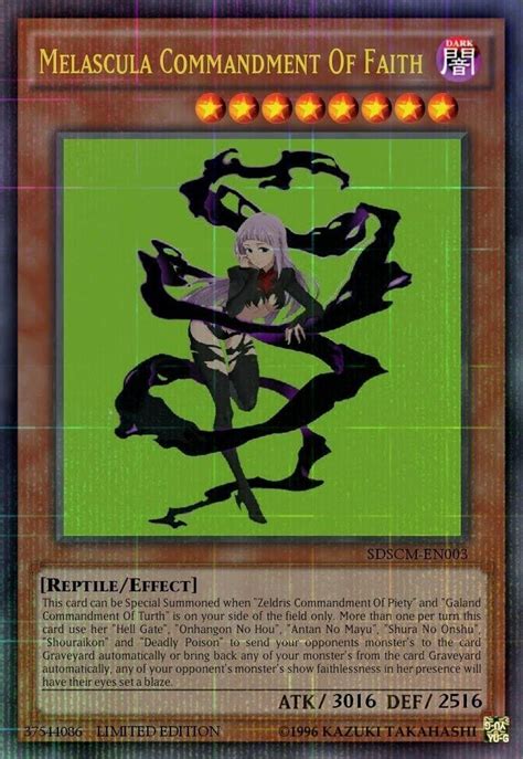 Melascula Commandment Of Faith By Ryukouzumaki On Deviantart