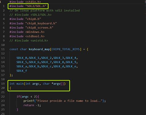 Regardless Main Function Is Written As Int Mainint Argc Char Argv As Per Sdl Rules