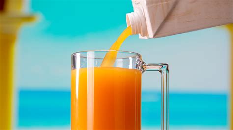 Pour Juice Upside Down For Less Mess