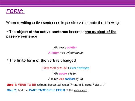 Passive Voice And Causative Bach Summary Ppt