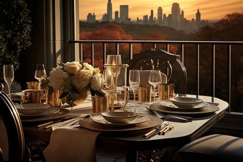 Premium Ai Image Table Setting