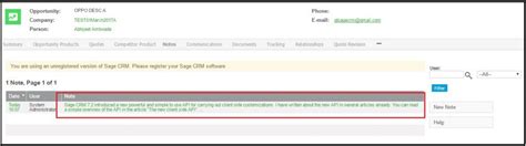 Tooltip Within Sage CRM Grid Sage CRM Tips Tricks And Components
