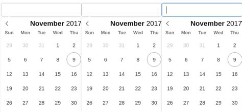 Tab Navigation Not Closing Calendar When Using Static Issue
