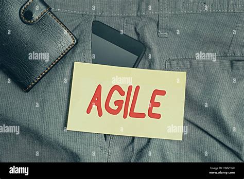 Word Writing Text Agile Business Photo Showcasing Particular Approach To Project Management