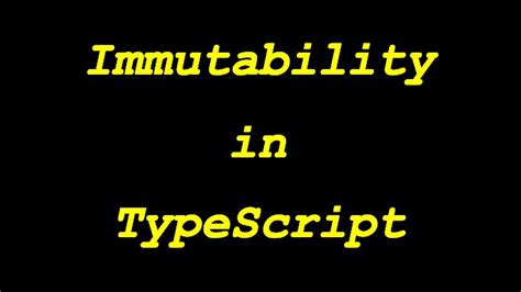 Ricky Lopes On Linkedin The Complete Guide To Immutability In Typescript