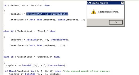 Formula For Selection Criteria Sap Community