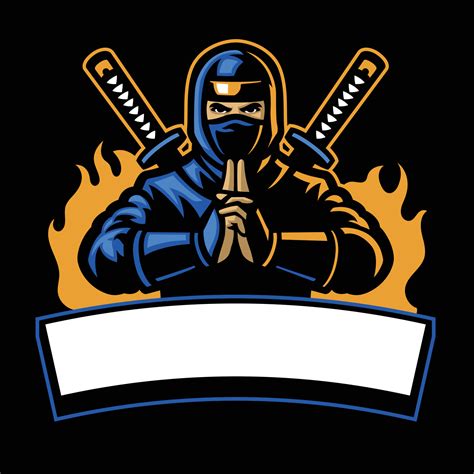 Ninja Shinobi Sport Mascot 23091944 Vector Art At Vecteezy