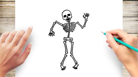 25 Easy Skeleton Drawing Ideas How To Draw A Skeleton