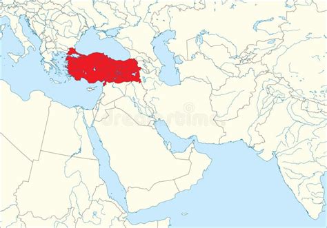 Turkey Map Europe Asia