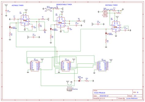 Clock Module EasyEDA Open Source Hardware Lab