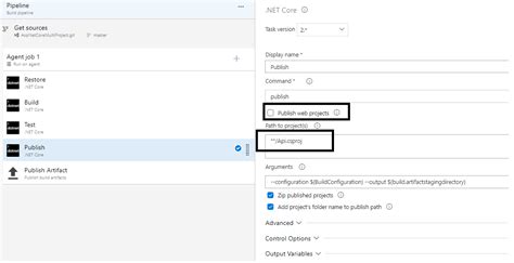 How To Exclude Foldersprojects From Dotnet Core Publish Task In Azure Build Pipeline Classic