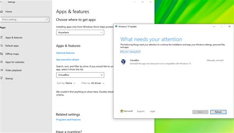 Virtualbox Not Installed But Windows Update Requires Me To Uninstall It