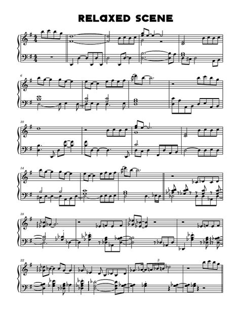 Relaxed Scene Overview And Download Pdf