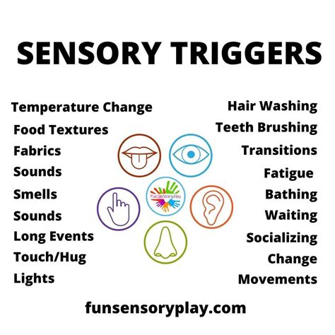 19 Common Sensory Triggers Artofit