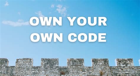 Own Your Own Code Beanbag Blog