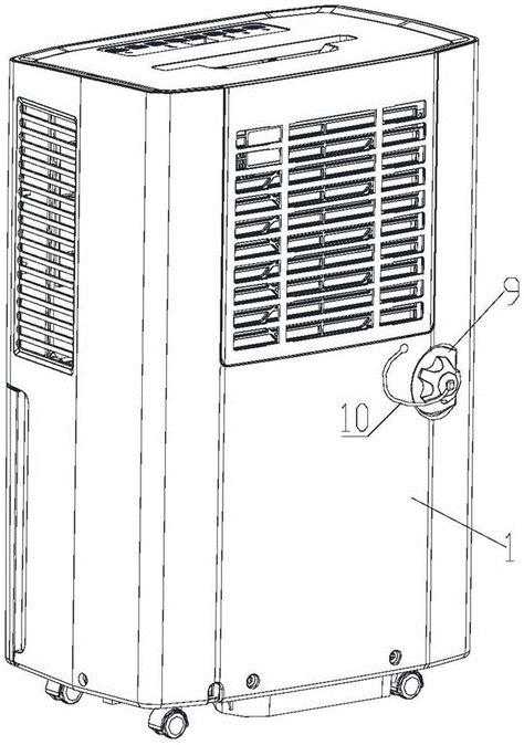 盖安装结构移动空调和除湿机的制作方法