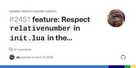 Feature Respect `relativenumber` In `initlua` In The Absence Of