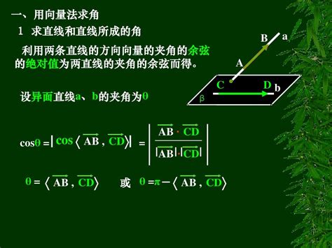 向量法求异面直线的夹角、线面角和二面角的平面角及距离word文档在线阅读与下载无忧文档
