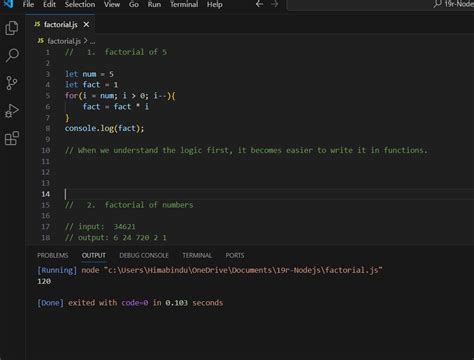 Himabindu N On Linkedin 10000coders Factorial Logicbuilding Programming Tech Codelogic
